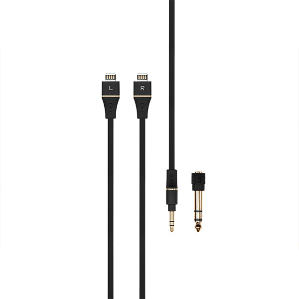 AUDEZE EL-8用Standard audio cable 3.5mm stereo plug w/1/4” adapter – e☆イヤホン