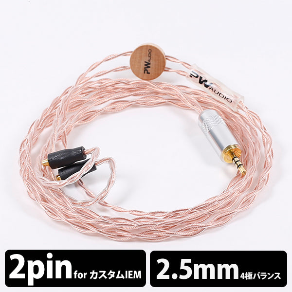 PW AUDIO Copper CIEM 2pin 2.5mm Balanced – e☆イヤホン